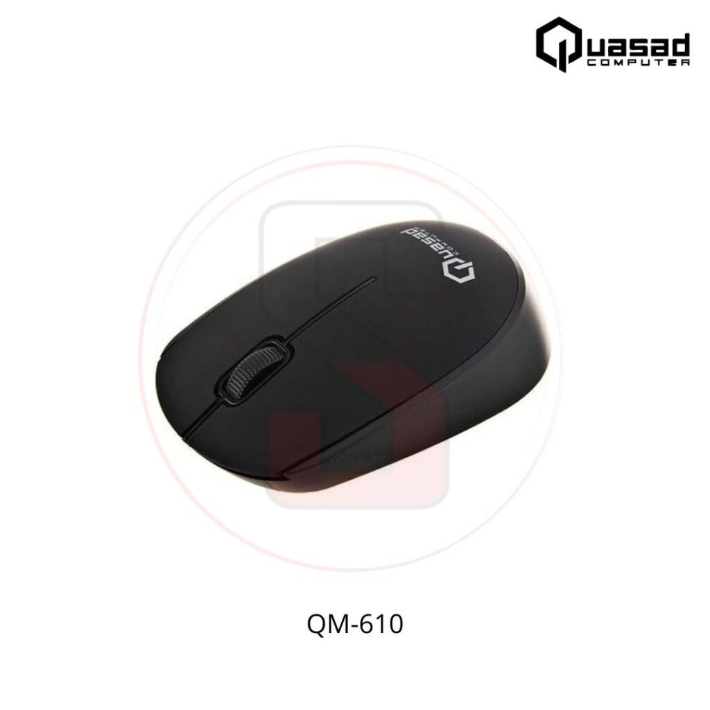 MOUSE QUASAD QM-610 WIRELESS NEGRO | Smart Universe