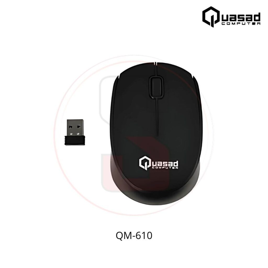 MOUSE QUASAD QM-610 WIRELESS NEGRO | Smart Universe